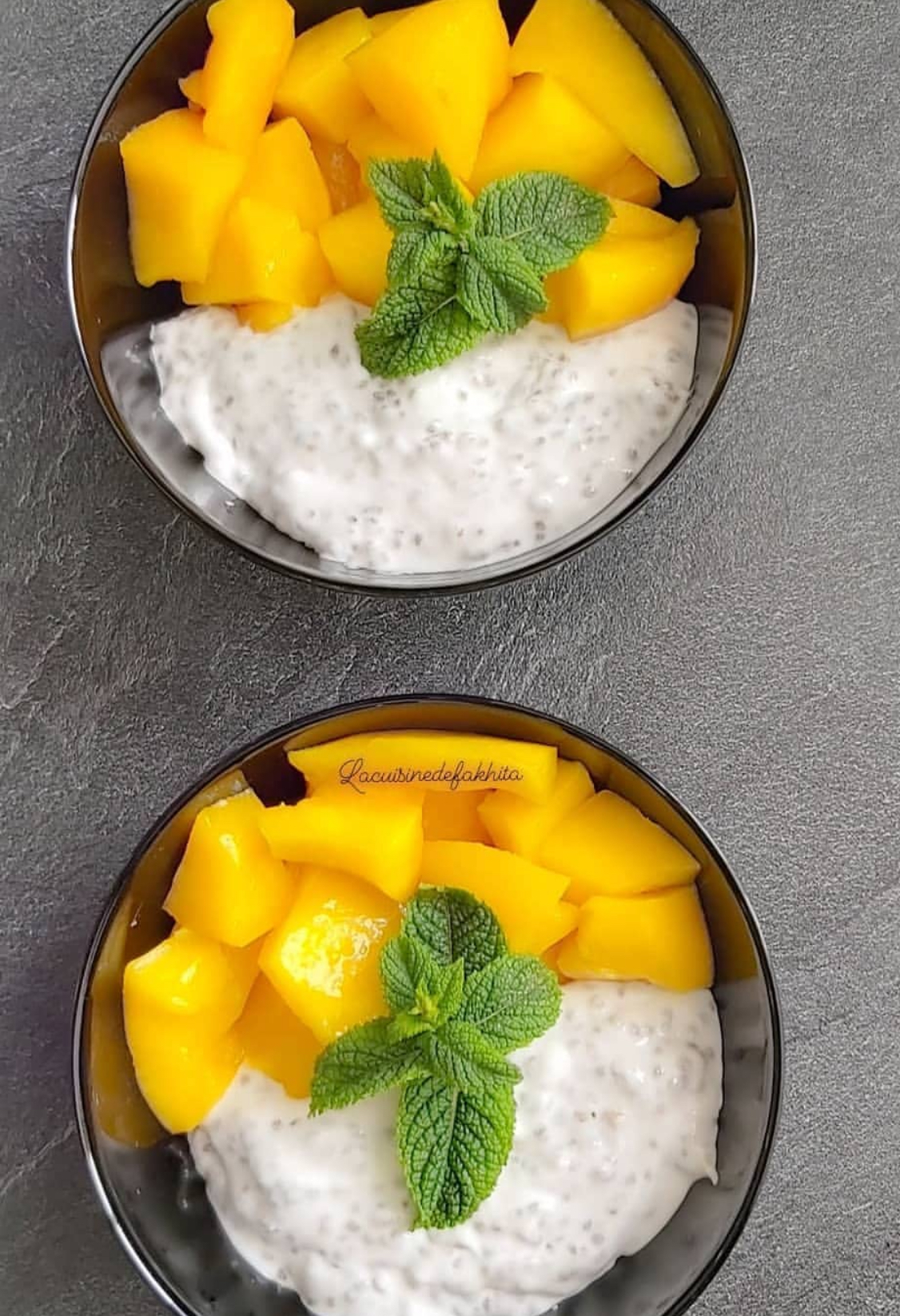 Mangue Crème de Coco Chia - Dessert Healthy et Rafraîchissant | La ...